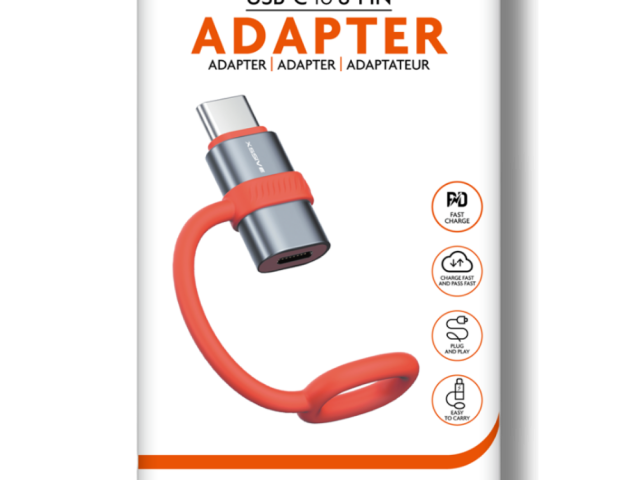 USB-C naar 8-Pin OTG Adapter – Data & Accessoires Aansluiten - Telefoonstar